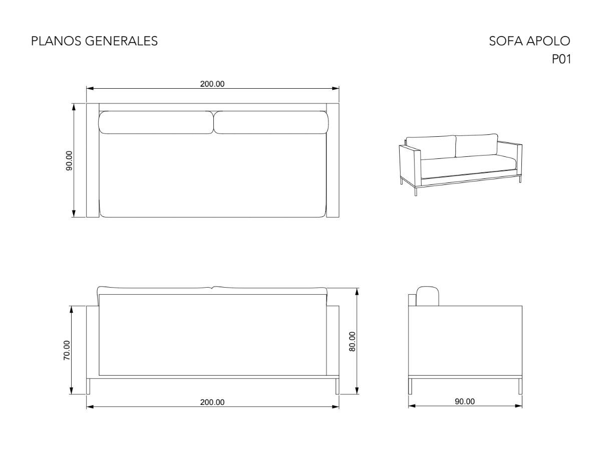 Sofá Apolo – Zento