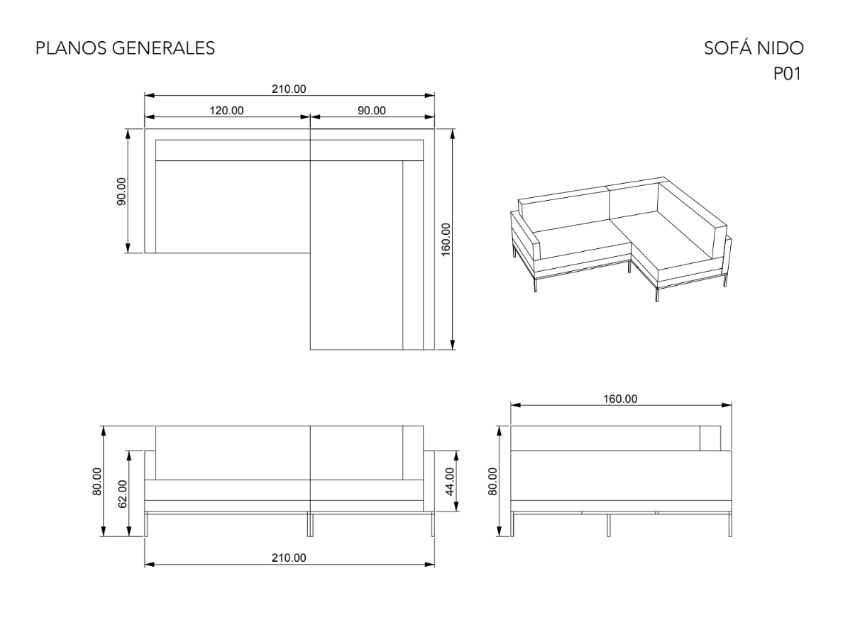 Sofá Nido – Zento
